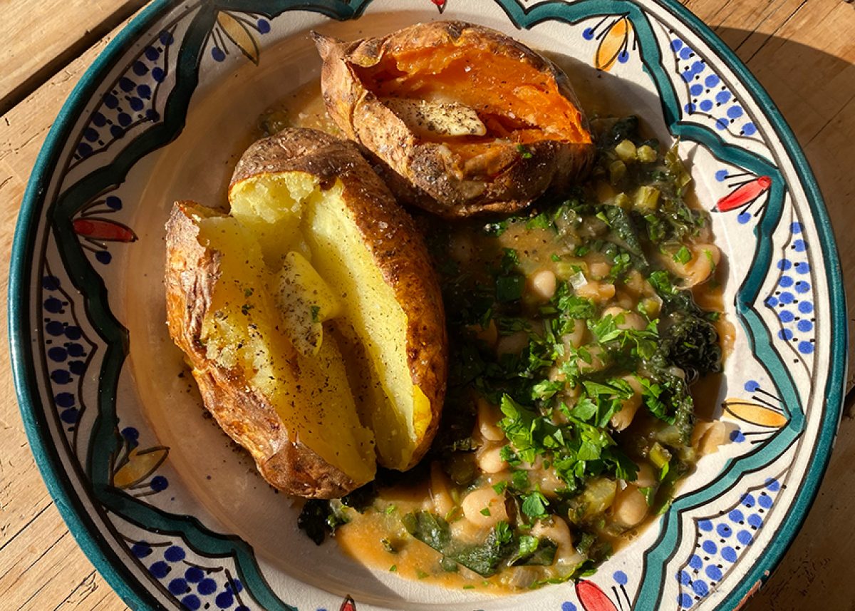 Baked Spuds with Spicy Beans - CERES Fair Food