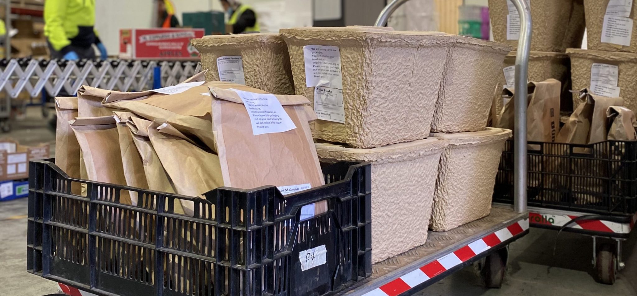 Returnable Packaging - We collect all our packaging for reuse!